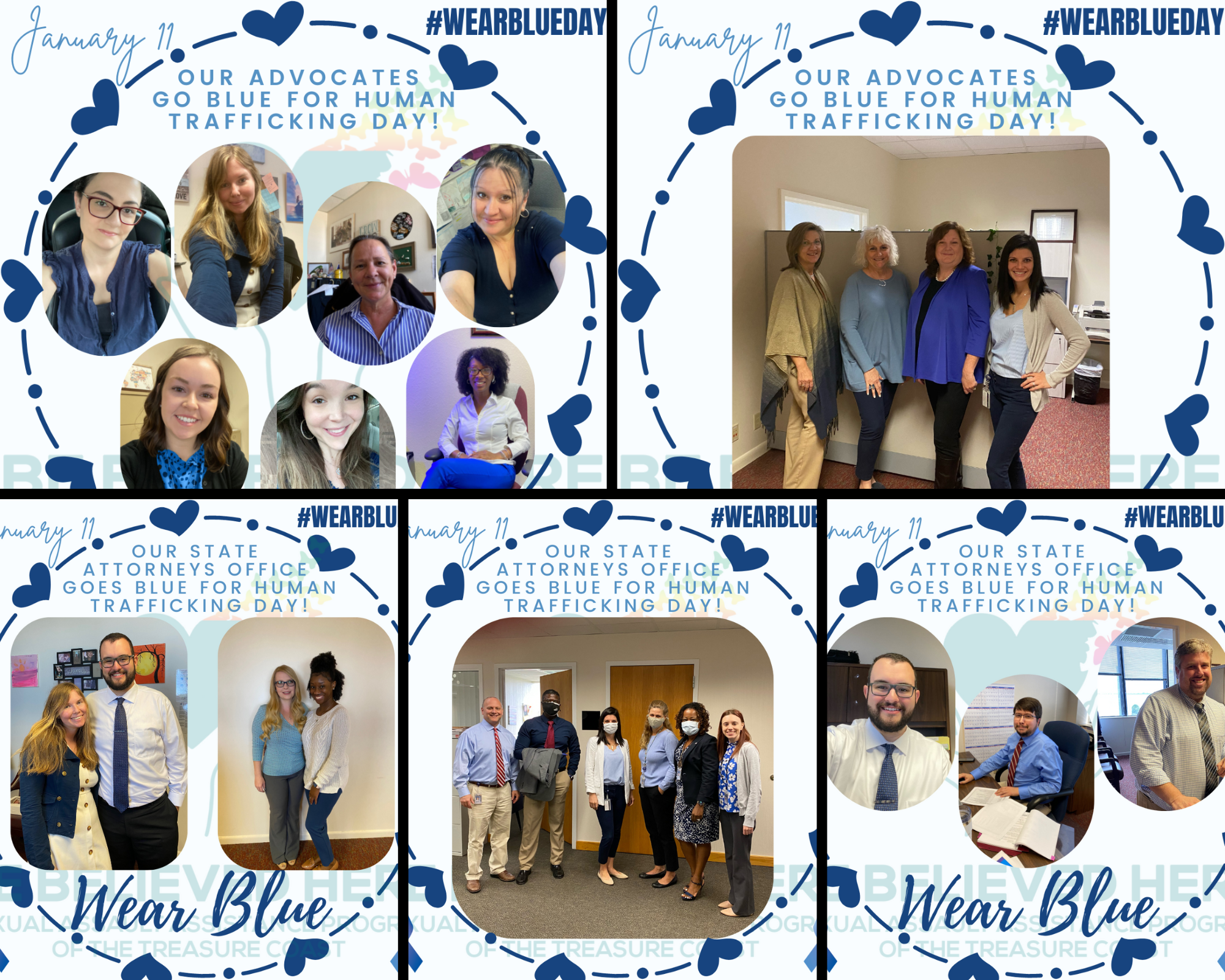 We Go Blue for Human Trafficking Awareness Month